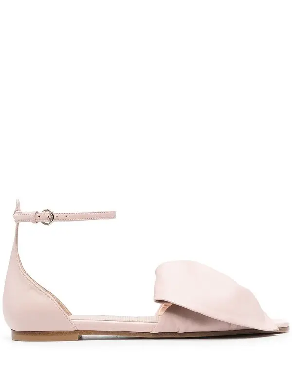 Red Valentino Bow-detail Flat Sandals