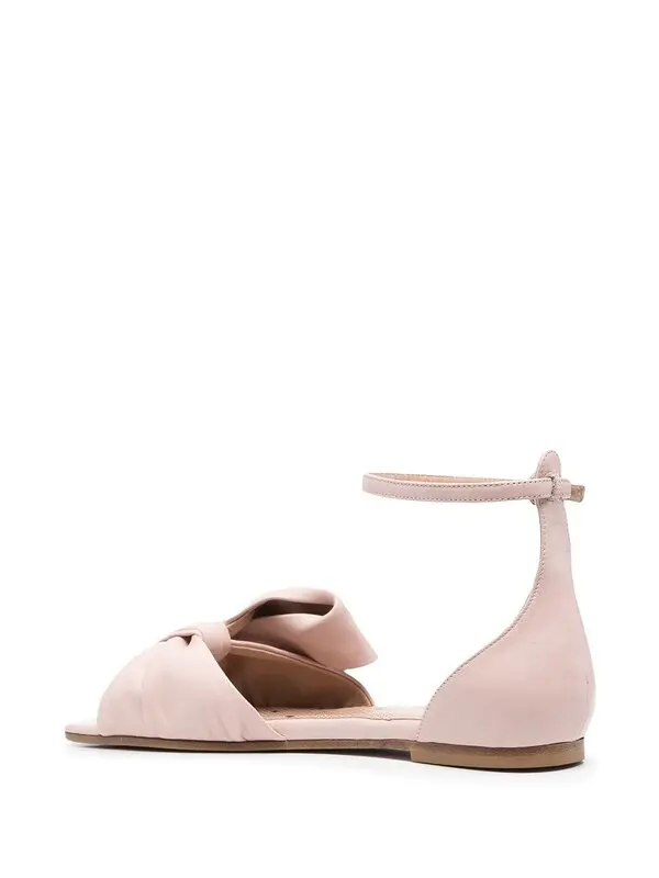Red Valentino Bow-detail Flat Sandals