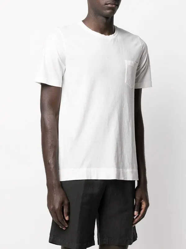 Massimo Alba Panarea Garment-dyed Cotton T-hirt