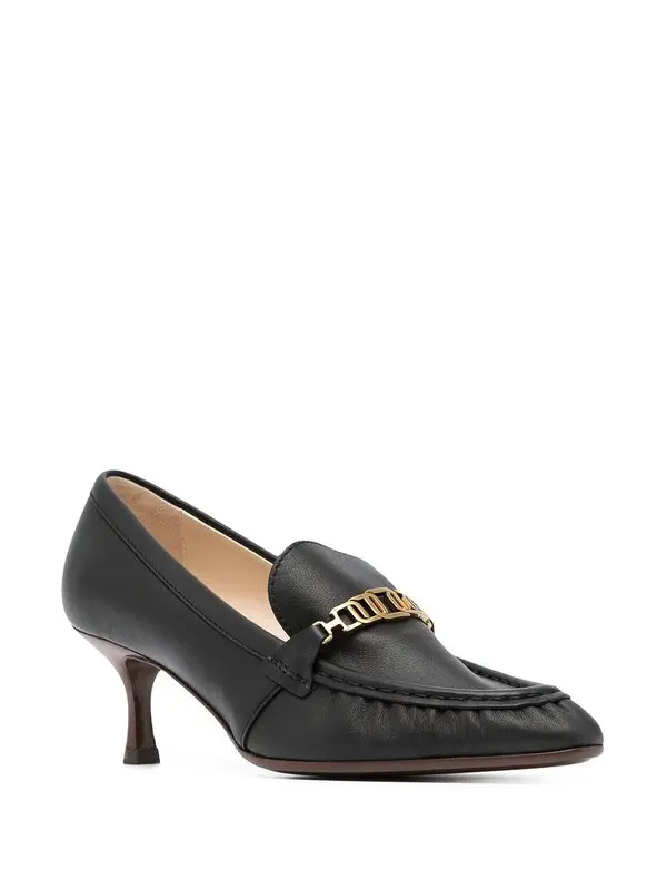 TOD'S Leather Chain Detail Pumps