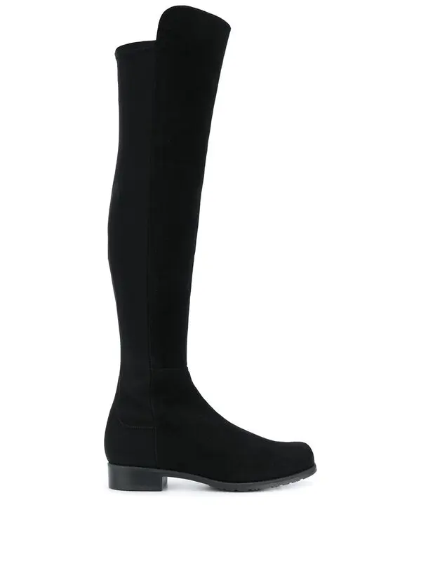 STUART WEITZMAN Panelled Knee Boots - Black