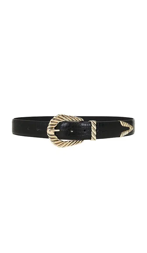 PETIT MOMENTS Modern Rodeo Waist Belt - Black Crox & Gold
