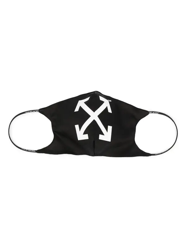 Off-White Arrows Logo Face Mask - Black