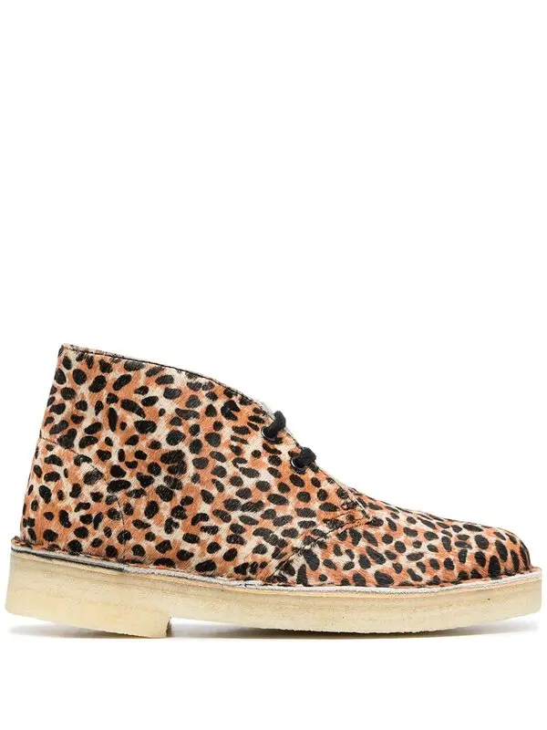 Clarks Leopard-print Desert Boots