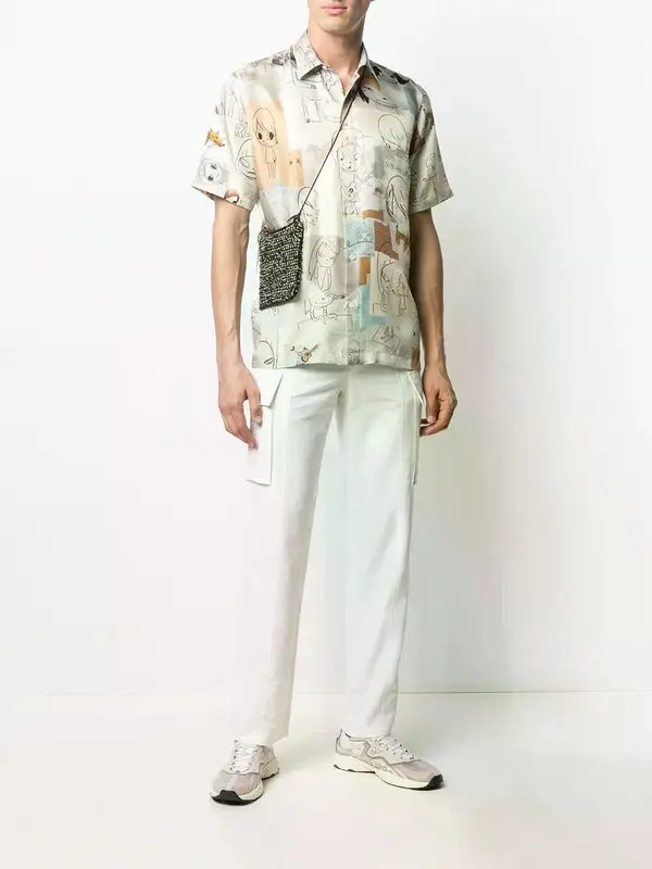 Stella McCartney Straight-leg Cargo Trousers - White
