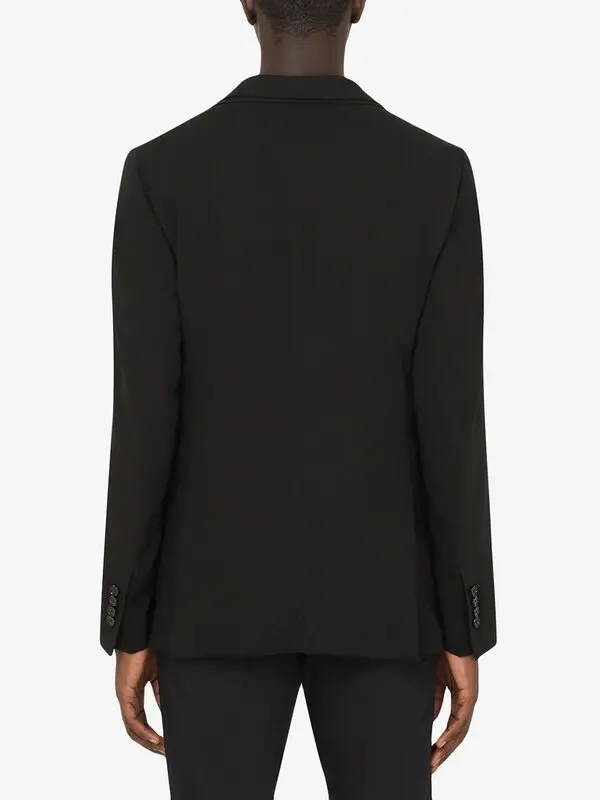 Dolce & Gabbana Double-lapel Wool Jacket - Black