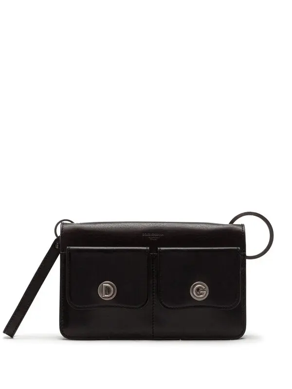 Dolce & Gabbana Logo-embossed Crossbody Bag - Black