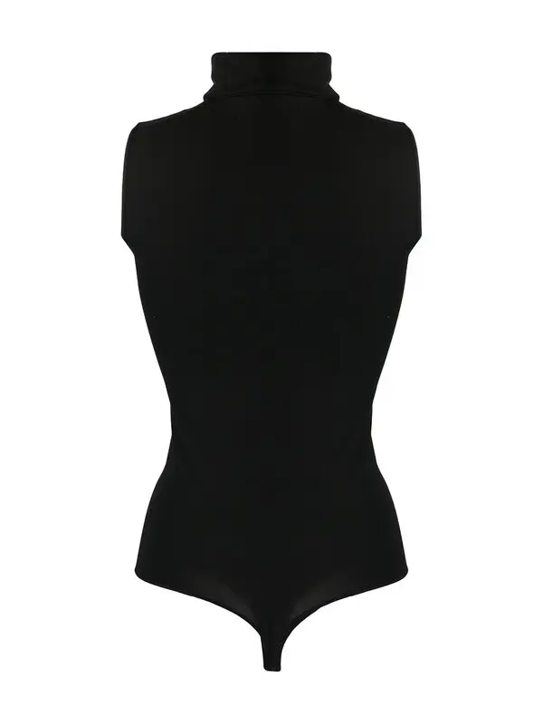 Wolford Roll-neck Sleeveless Bodysuit - Black
