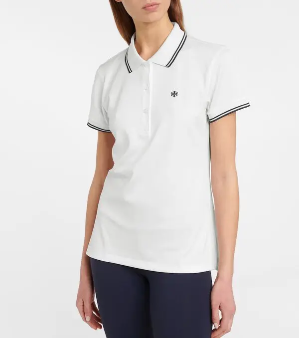 Tory Burch Piqué Tennis Polo Shirt