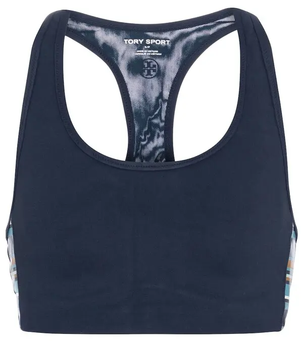 Tory Burch Side-striped Sports Bra