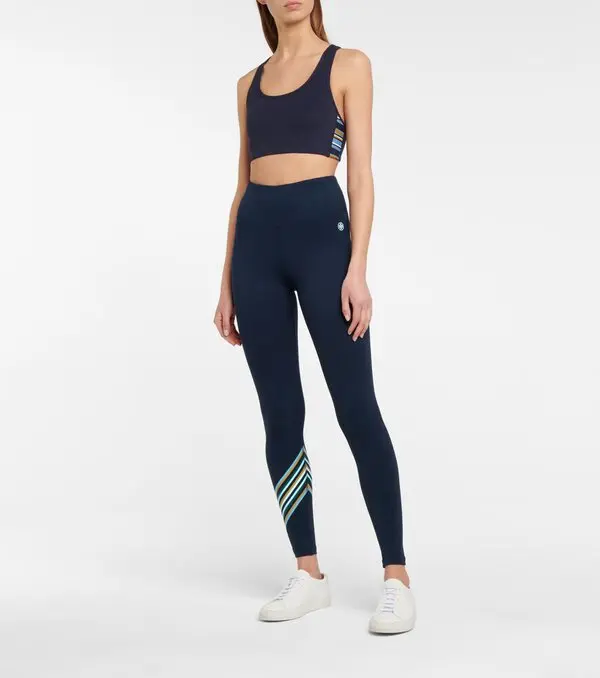 Tory Burch Side-striped Sports Bra