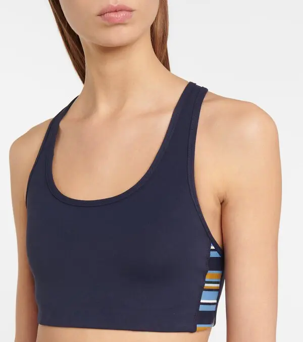 Tory Burch Side-striped Sports Bra