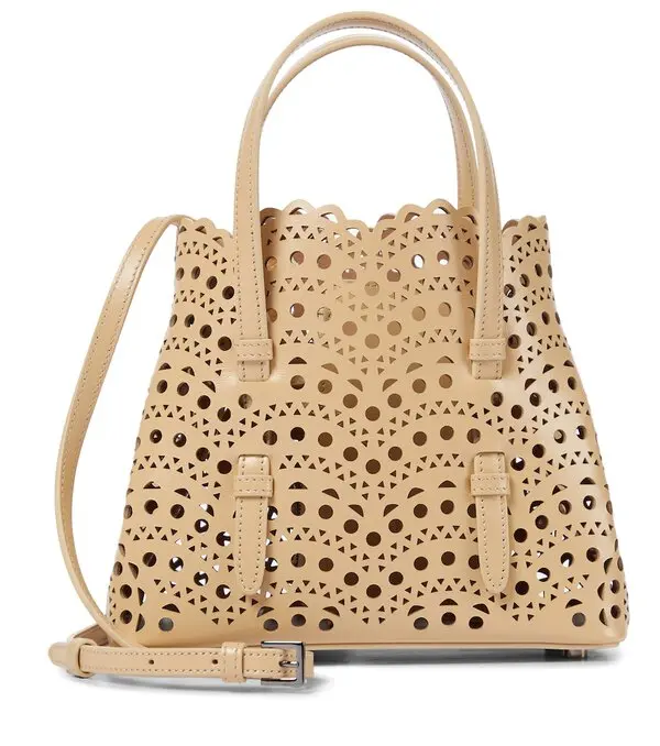 Alaïa Mina 20 Small Leather Tote