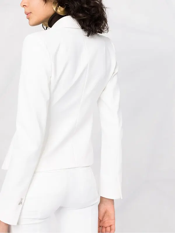 Patrizia Pepe Single-breasted Blazer - White