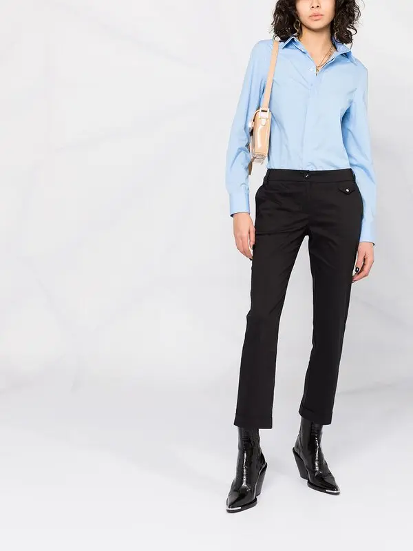 Patrizia Pepe Slim-fit Cropped Trousers
