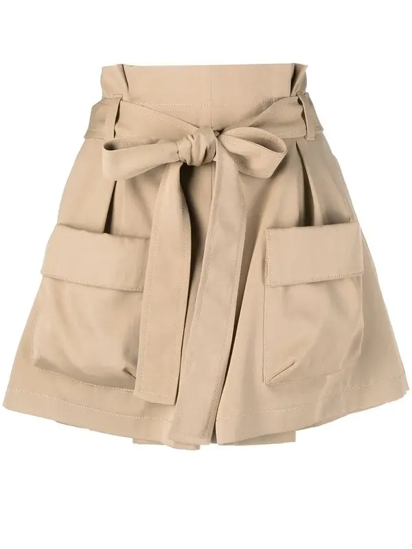 Red Valentino Waist-tie Cargo Shorts
