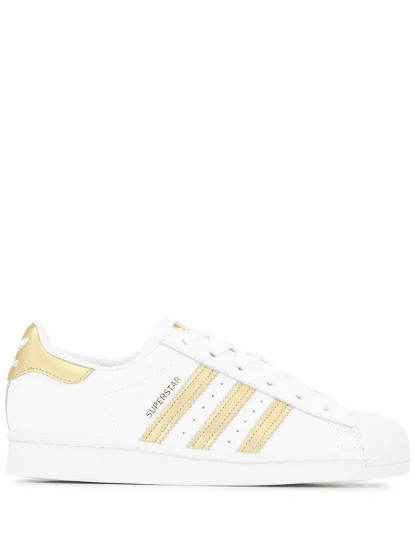Adidas Superstar Lace-up Sneakers - White