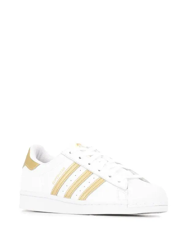 Adidas Superstar Lace-up Sneakers - White
