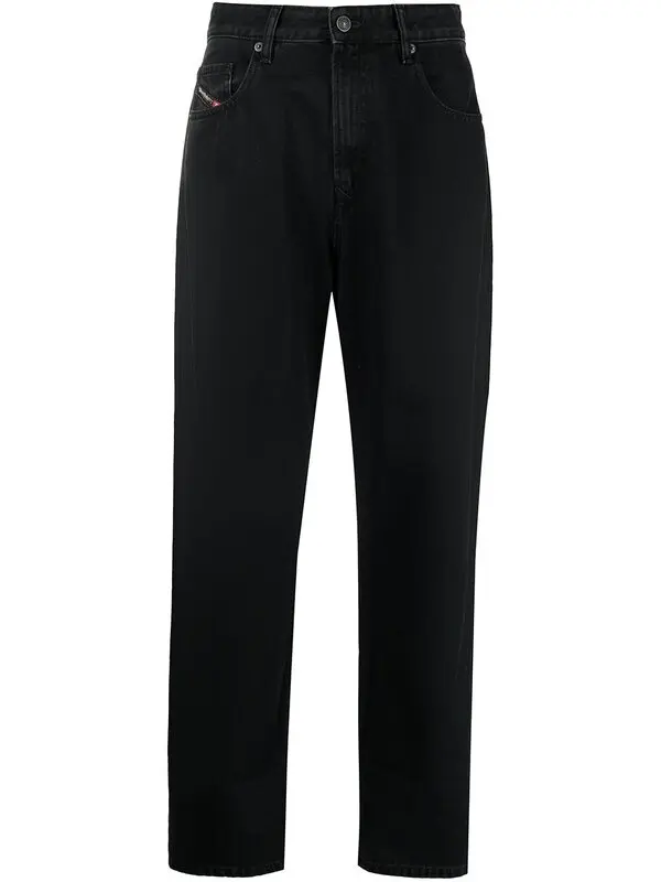 DIESEL® Cropped Wide-leg Jeans