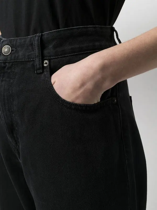 DIESEL® Cropped Wide-leg Jeans