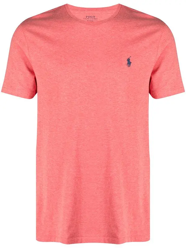 Polo Ralph Lauren Embroidered-logo Cotton T-shirt - Red
