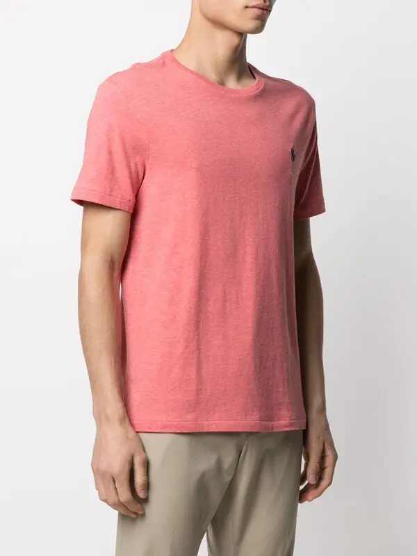 Polo Ralph Lauren Embroidered-logo Cotton T-shirt - Red