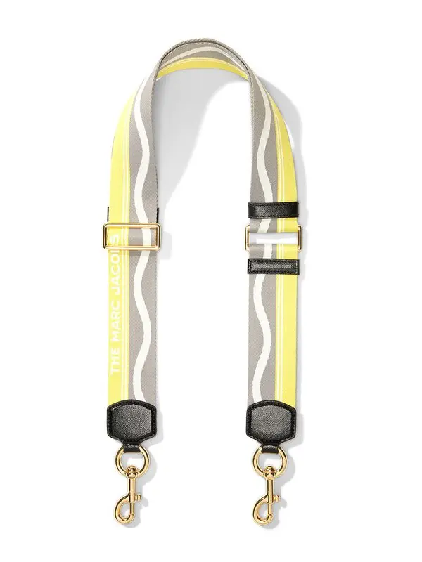 Marc Jacobs Wavy Logo Webbing Strap