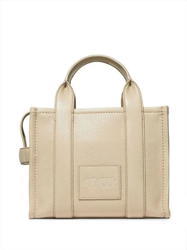 Marc Jacobs Small Leather Tote Bag - Neutrals