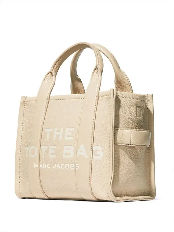 Marc Jacobs Small Leather Tote Bag - Neutrals