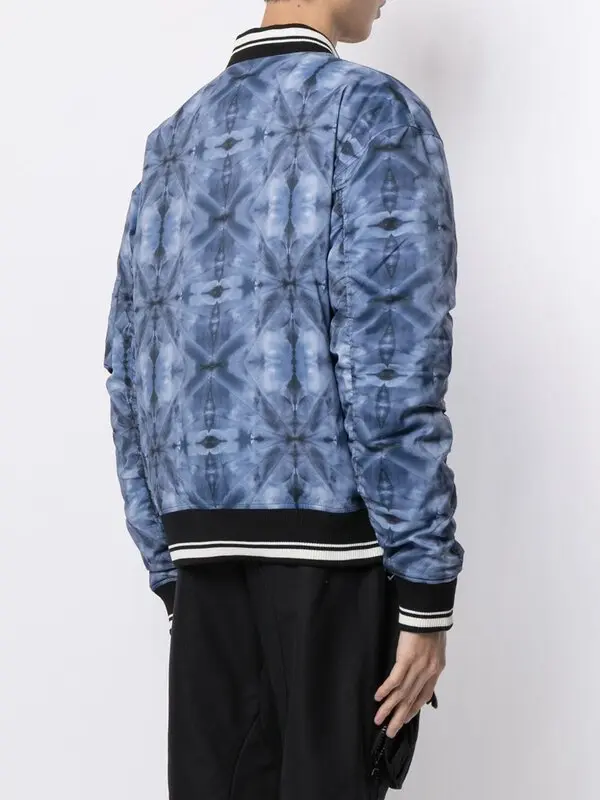 MOSTLY HEARD RARELY SEEN Kaleidoscope Tie-dye Bomber Jacket