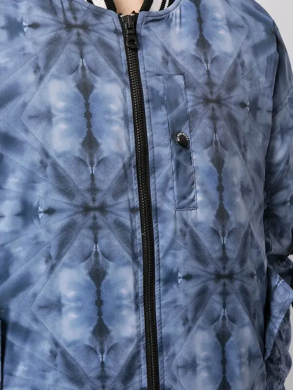 MOSTLY HEARD RARELY SEEN Kaleidoscope Tie-dye Bomber Jacket