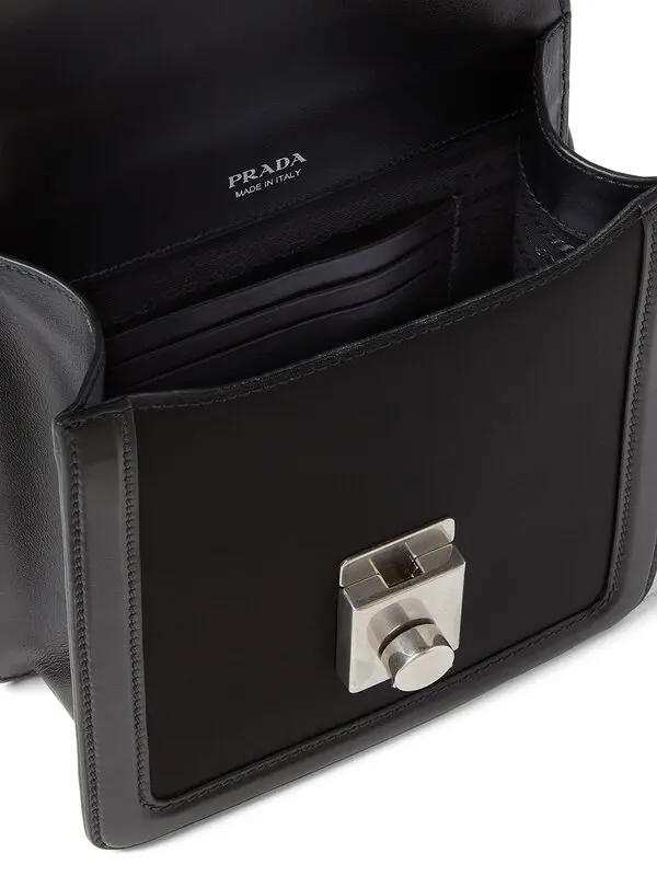 Prada Jacquard Logo Shoulder Bag