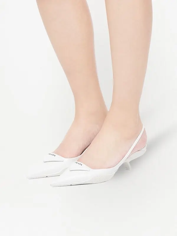 Prada Pointed Slingback Pumps