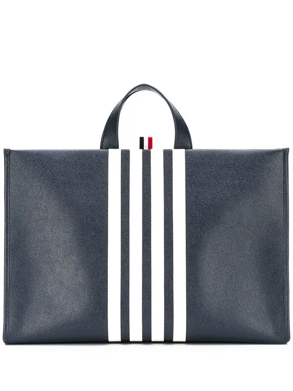 Thom Browne Vertical Stripe Tote Bag