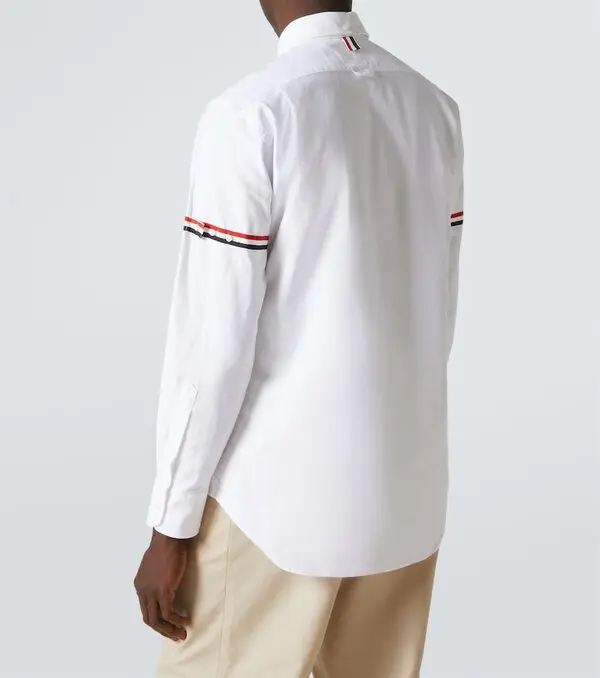Thom Browne Grosgrain Armband Shirt - White