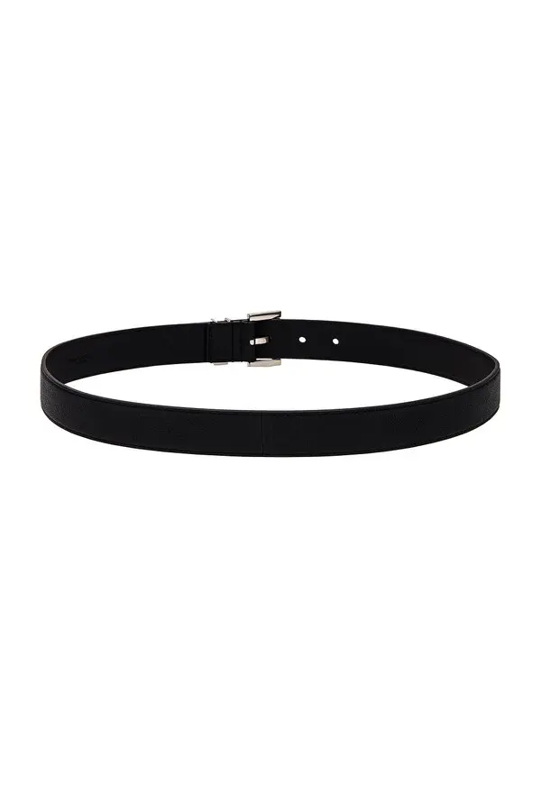 Saint Laurent Leather Belt - Black