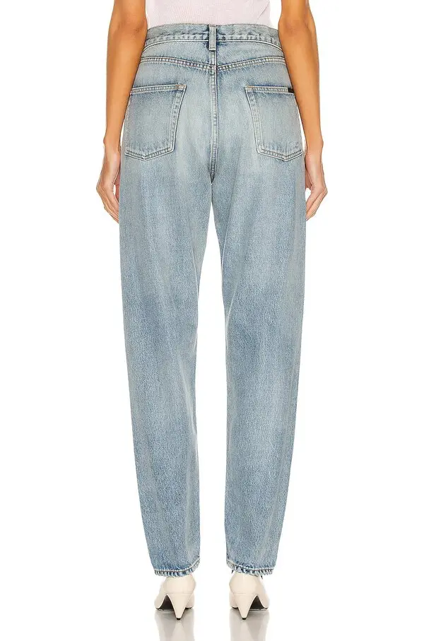 Saint Laurent Slim Fit Jeans In Denim-light