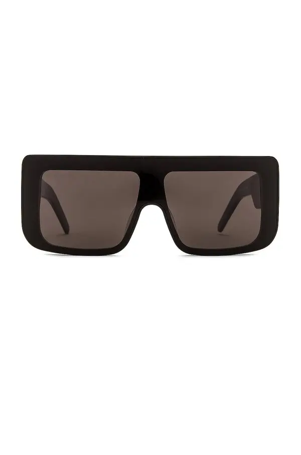 Rick Owens Documenta Sunglasses - Black & Black
