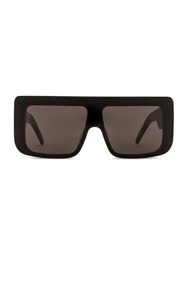 Rick Owens Documenta Sunglasses - Black & Black