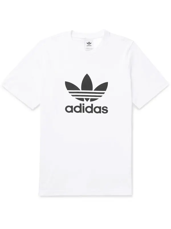 Adidas Originals By Alexander Wang Logo-print Cotton-jersey T-shirt