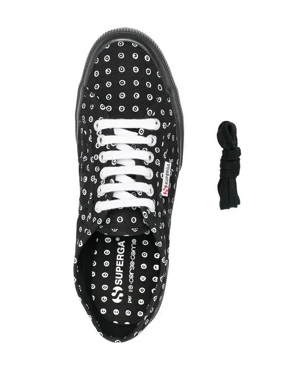 10 CORSO COMO X Superga Printed Lace-up Sneakers