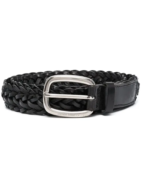 Golden Goose Houston Braided Belt - Black