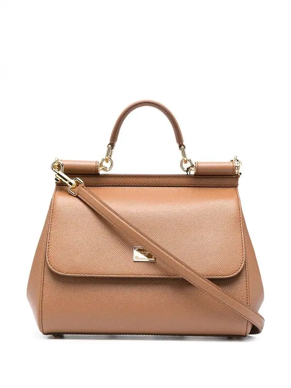 Dolce & Gabbana Large Sicily Tote - Brown