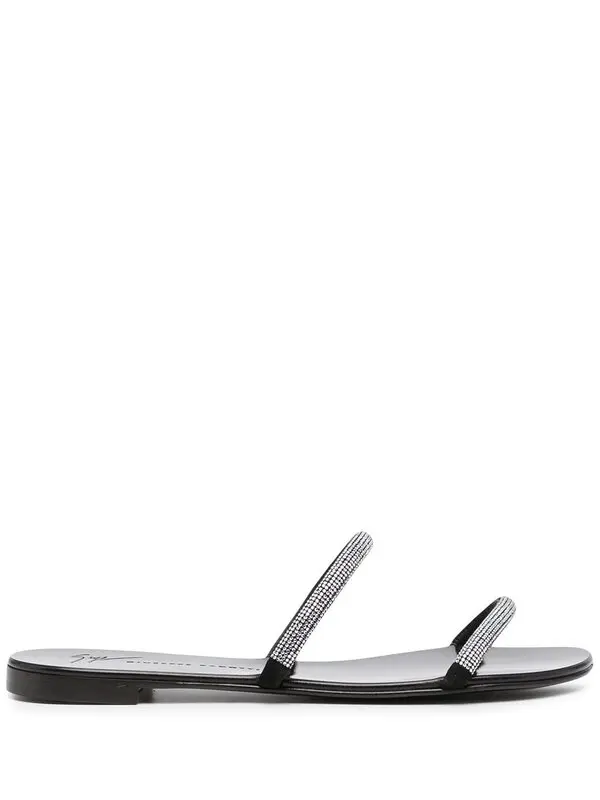 GIUSEPPE ZANOTTI Croisette Crystal-embellished Sandals