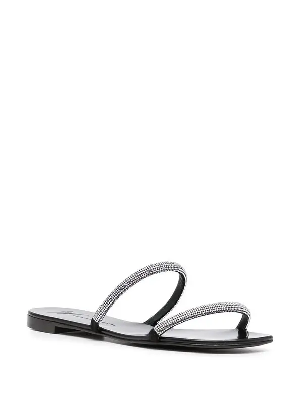 GIUSEPPE ZANOTTI Croisette Crystal-embellished Sandals