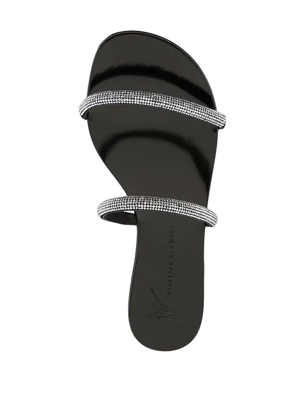 GIUSEPPE ZANOTTI Croisette Crystal-embellished Sandals