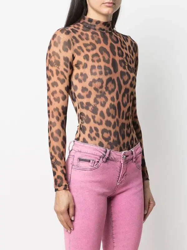 Philipp Plein Leopard Print Bodie