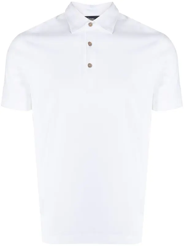 Herno Short-sleeve Polo Shirt - White