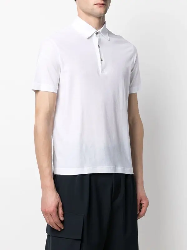 Herno Short-sleeve Polo Shirt - White