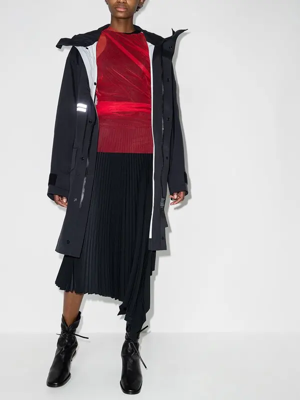 Maison Margiela Heer Draped Meh T-Hirt In Red - 70% Off | Editorialist